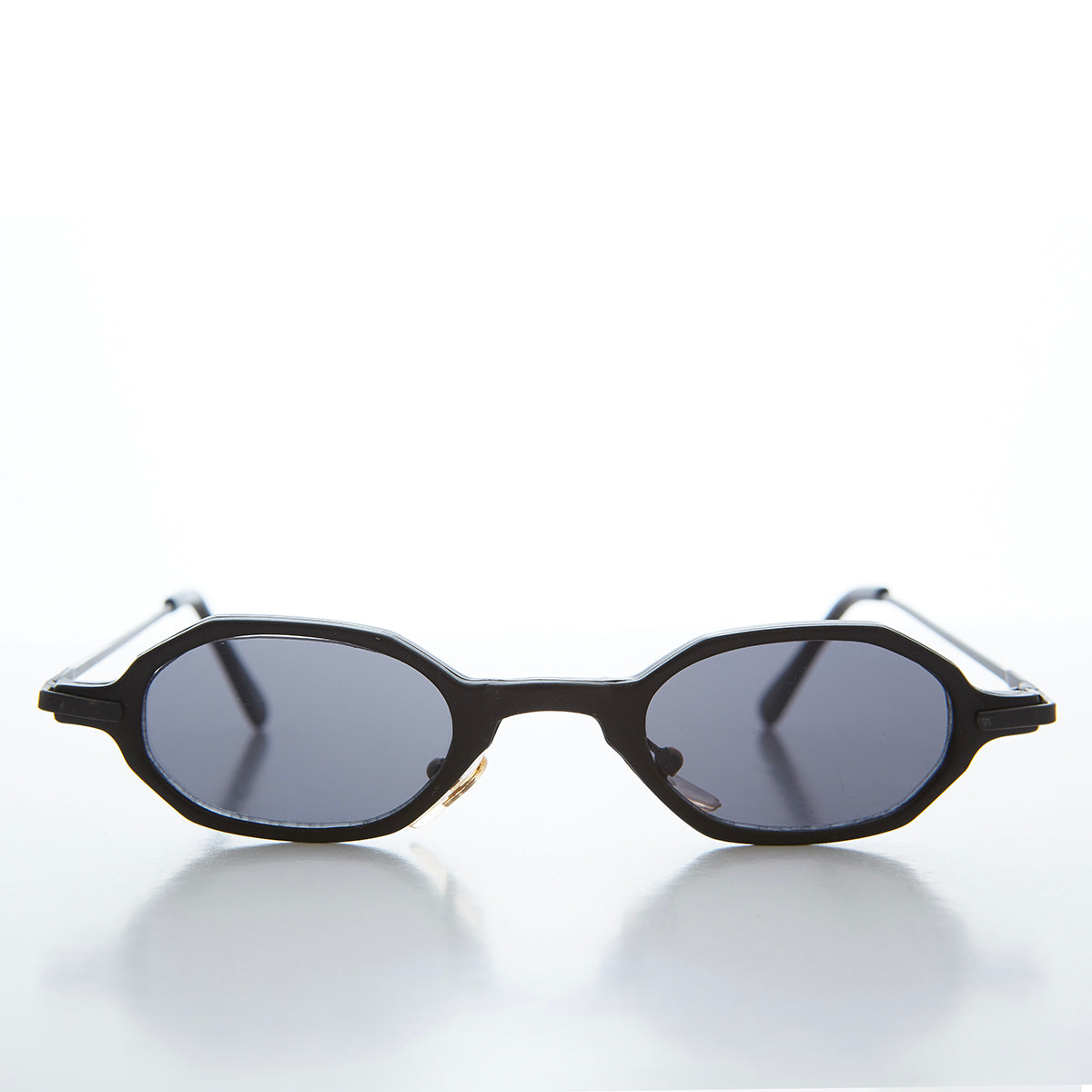 Small Spectacle Vintage Sunglasses - Clay – Sunglass Museum