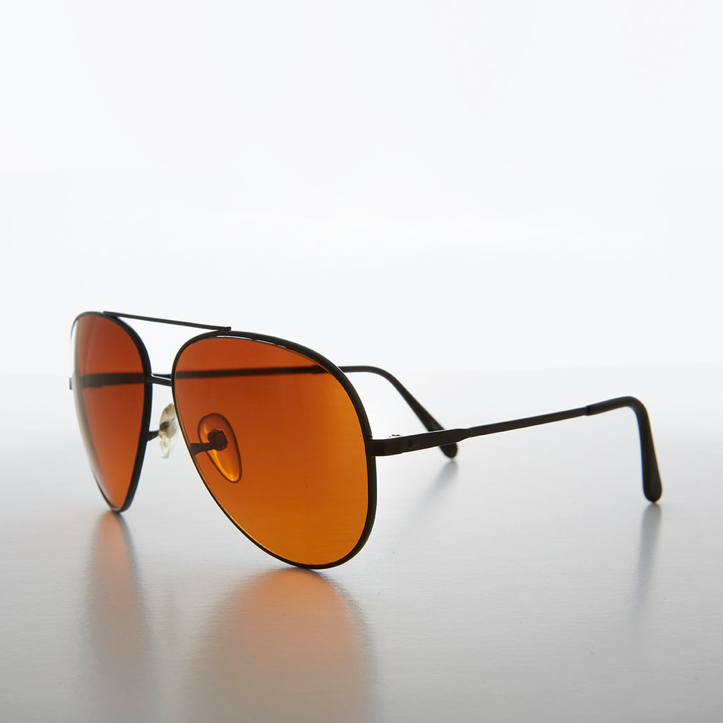 Teardrop Aviator with Orange Lens - Cruise – Sunglass Museum