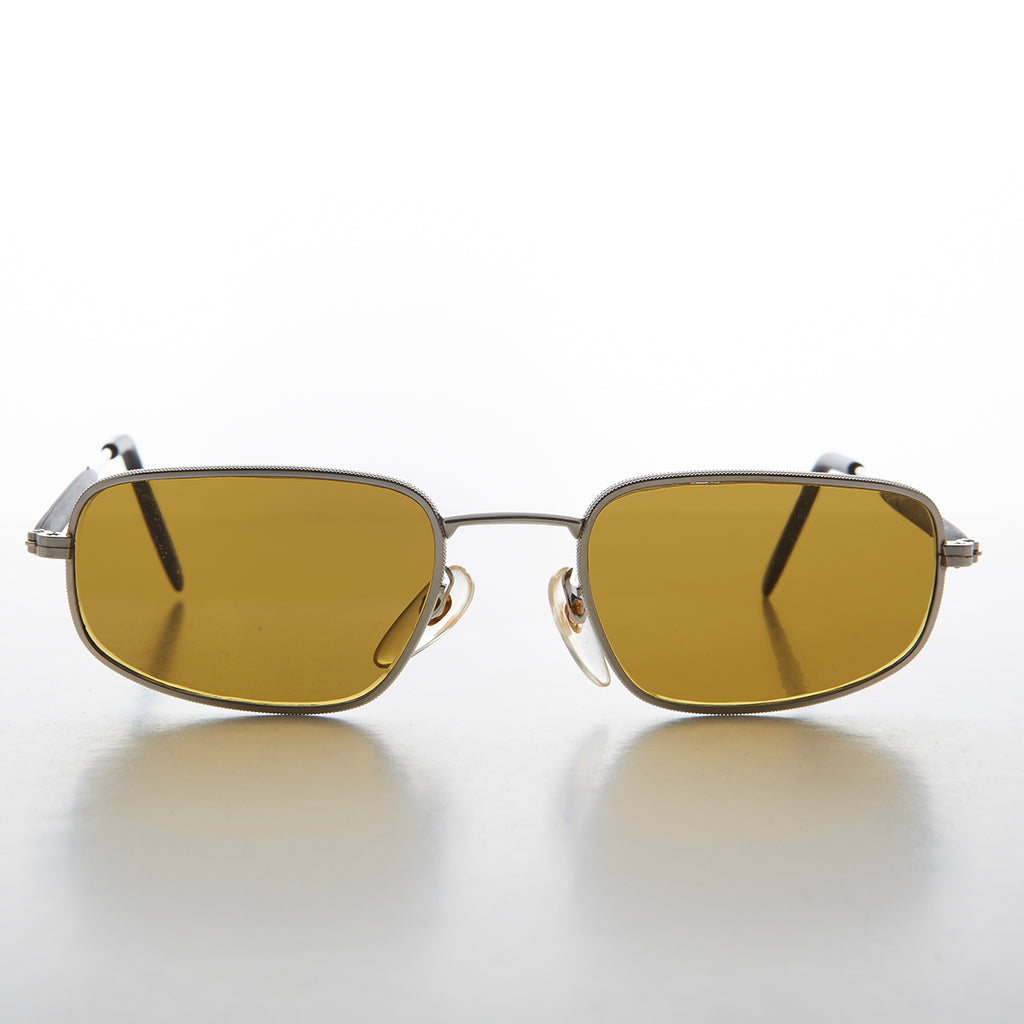 Rectangular Glass Lens Vintage Sunglass - Justin – Sunglass Museum