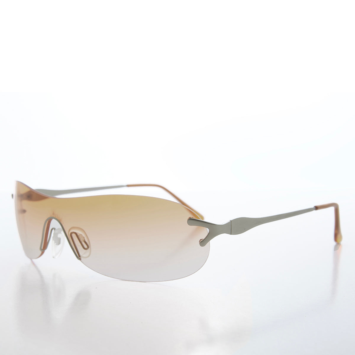 Wrap Around Mono Lens Vintage Sunglasses - Rosen – Sunglass Museum