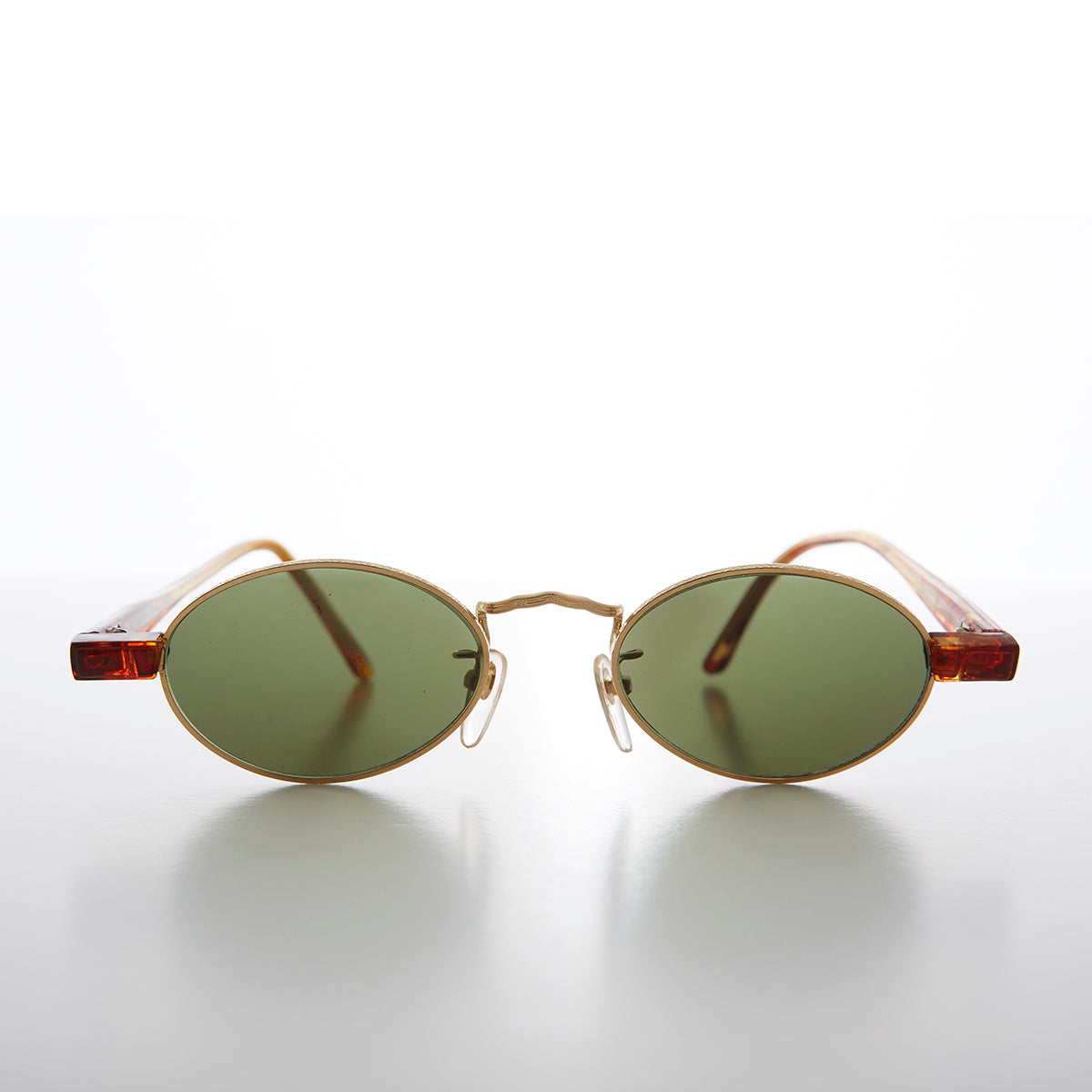 Small Oval Spectacle Style Vintage Sunglass Optical Quality - Larkin ...