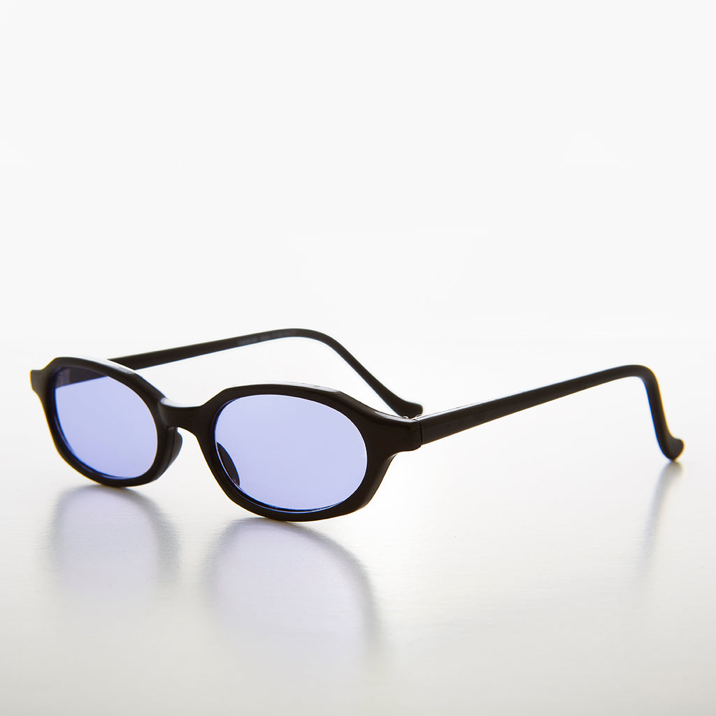 Slim Color Tinted Lens 90s Vintage Sunglass - Rio – Sunglass Museum
