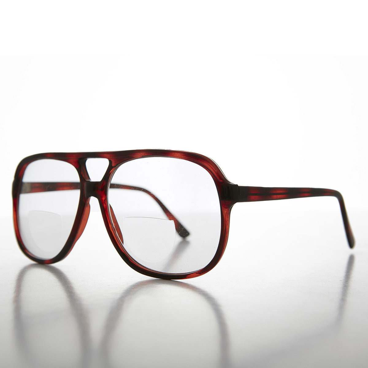 Large Bifocal Aviator Reading Glasses - Ross – Sunglass Museum