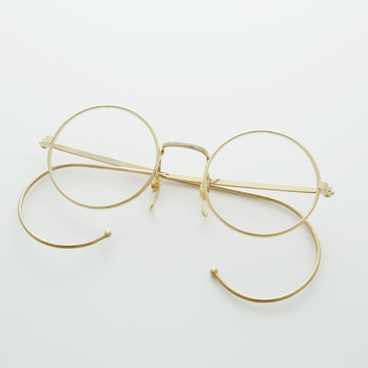 Round Spectacle Eyeglasses with Cable Temples - Rudy – Sunglass Museum