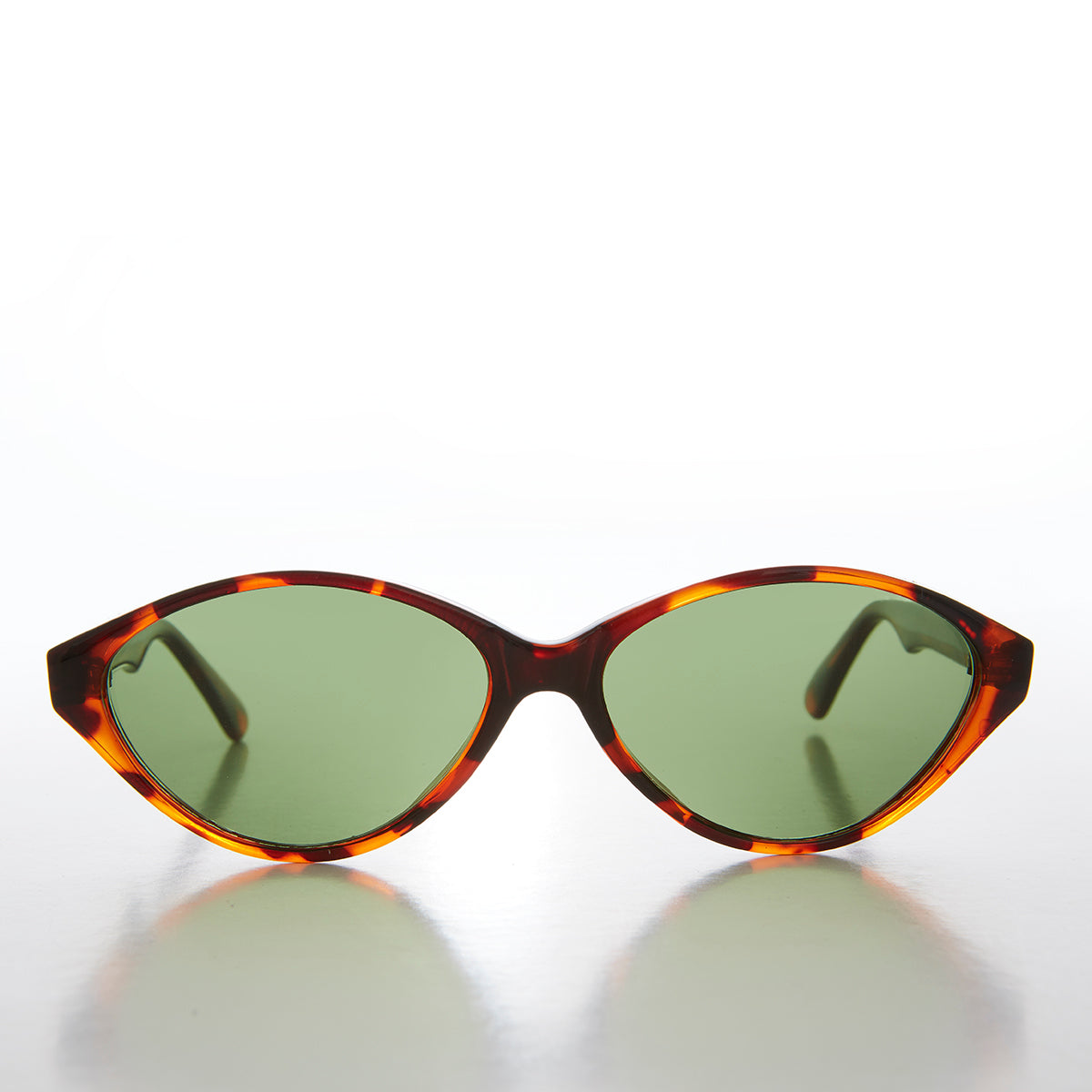 Oval Cat Eye Vintage Sunglass With Glass Lens - Shay – Sunglass Museum
